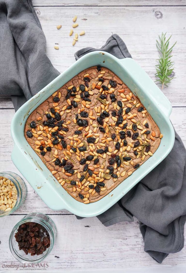 Castagnaccio (Tuscan Chestnut cake) - Cooking My Dreams