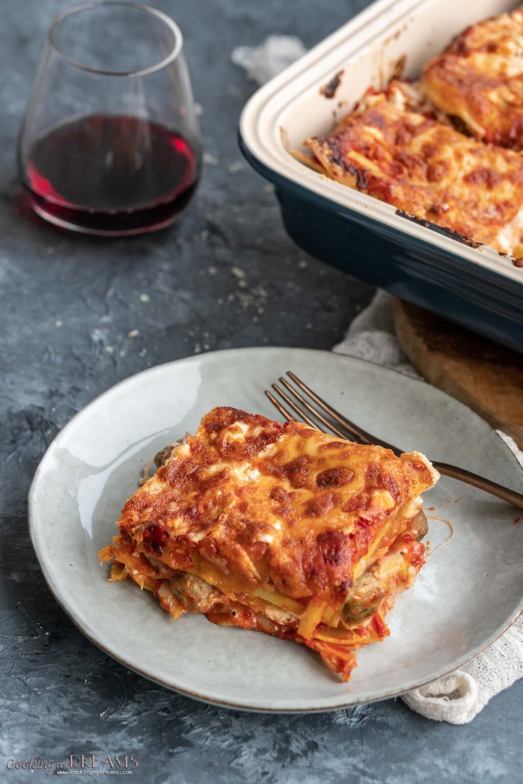 Southern Cheese and Meatball Lasagna - Cooking My Dreams