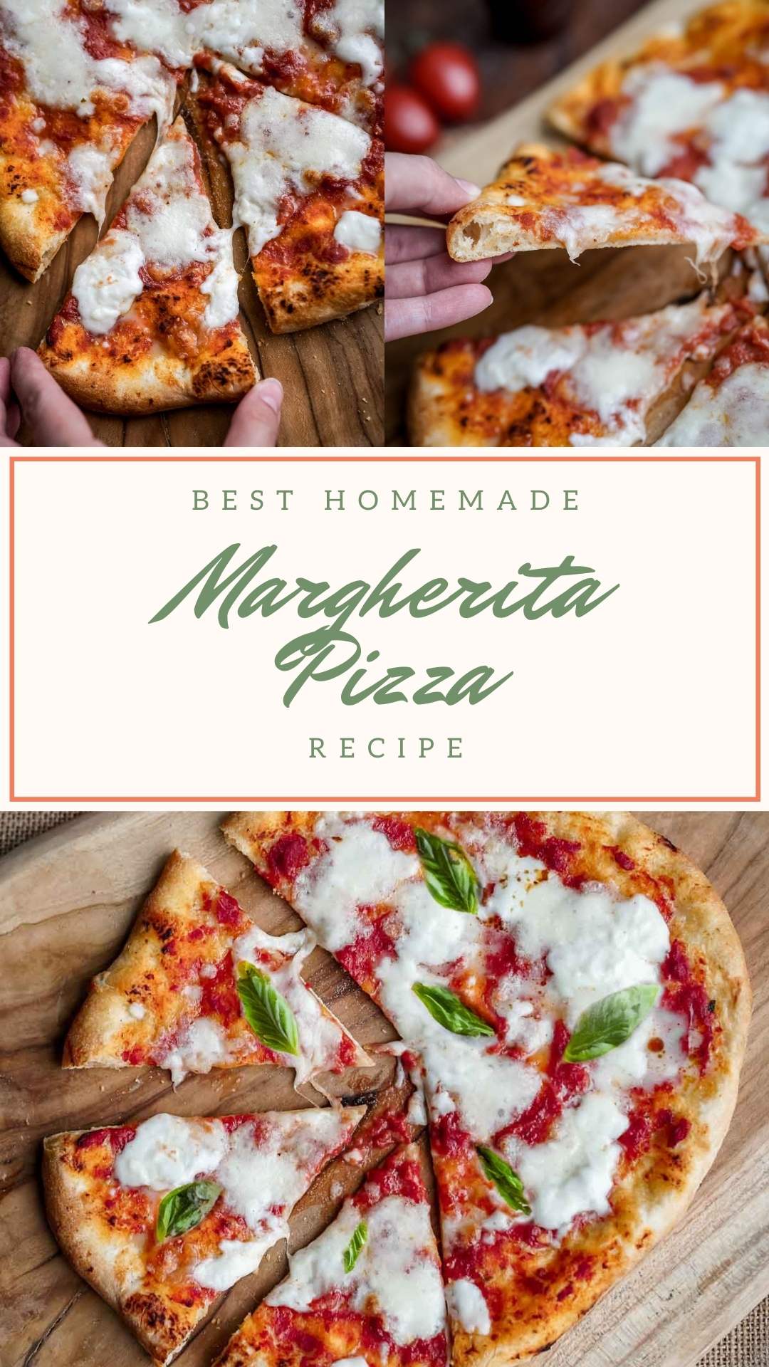 Homemade Margherita Pizza - Cooking My Dreams