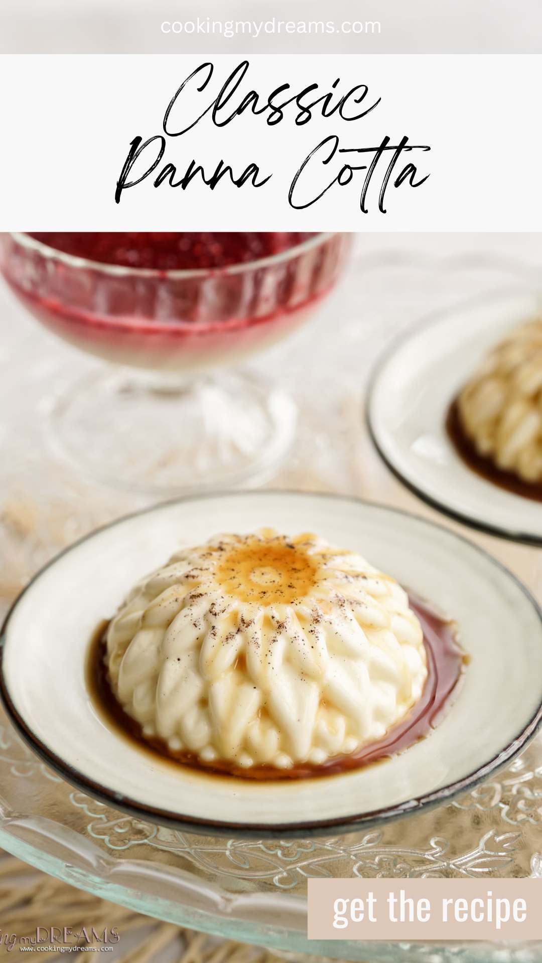 Classic Italian Vanilla Panna Cotta - Cooking My Dreams