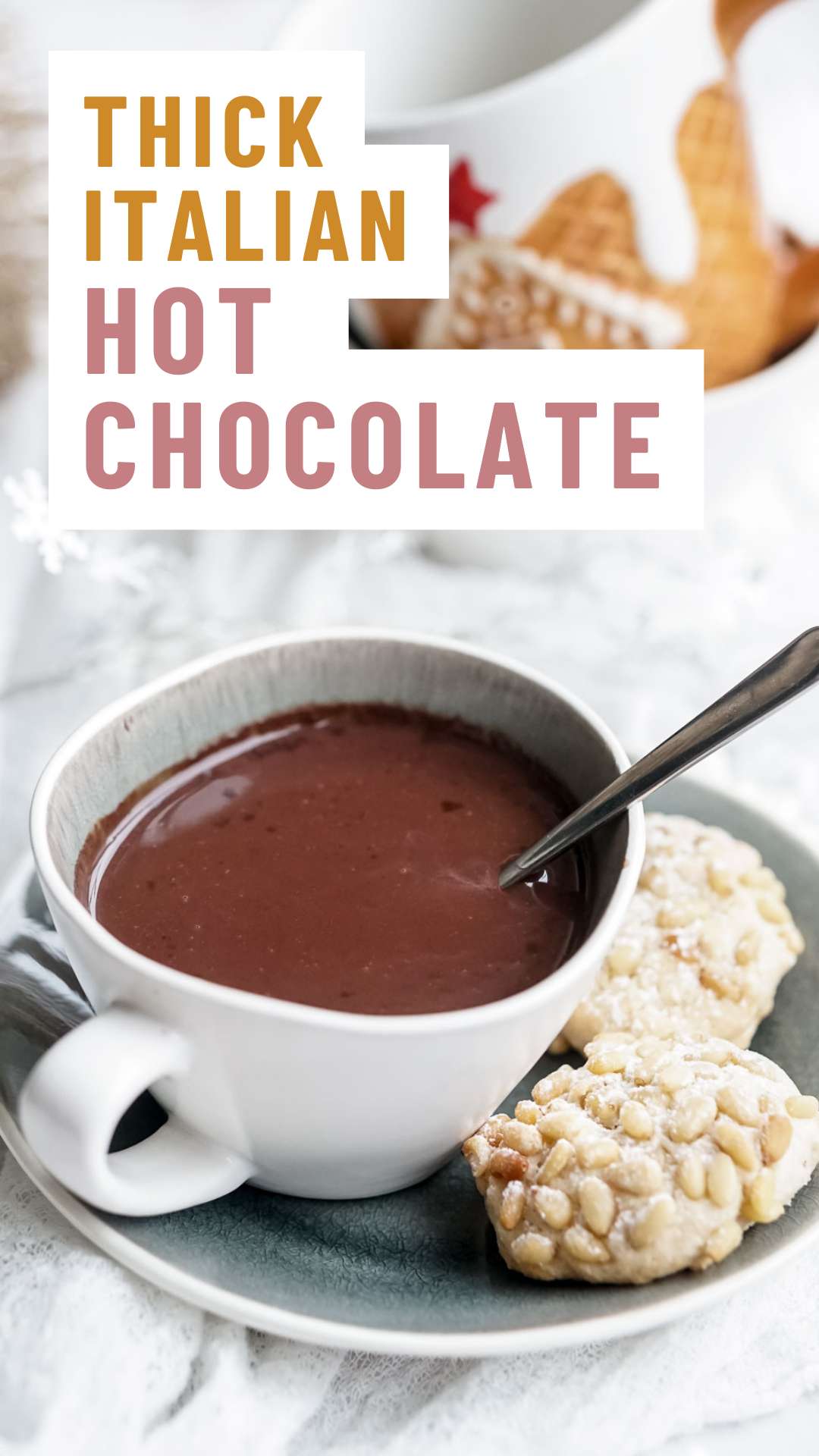 Thick Italian Hot Chocolate - Cooking My Dreams
