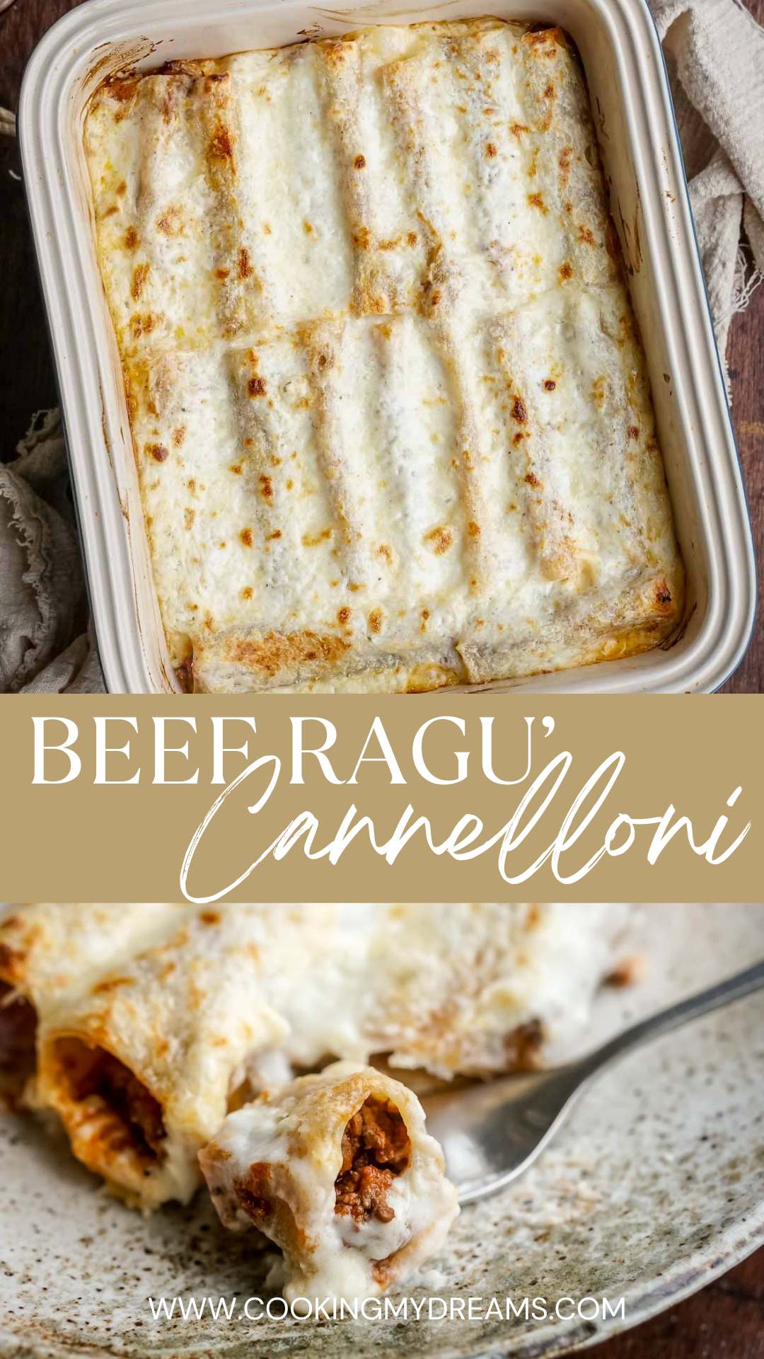 Beef Ragù Cannelloni - Cooking My Dreams